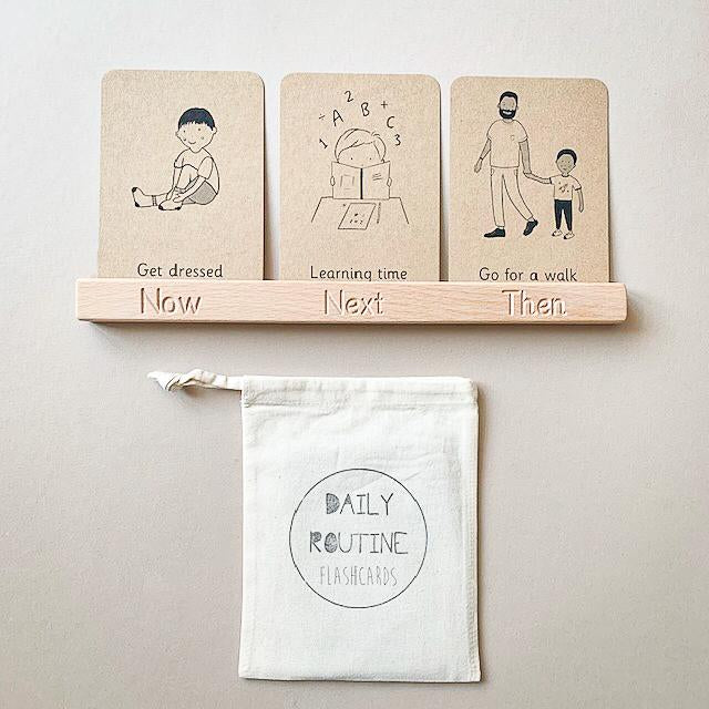 DAILY ROUTINE FLASHCARDS + STAND – Byron and Medina